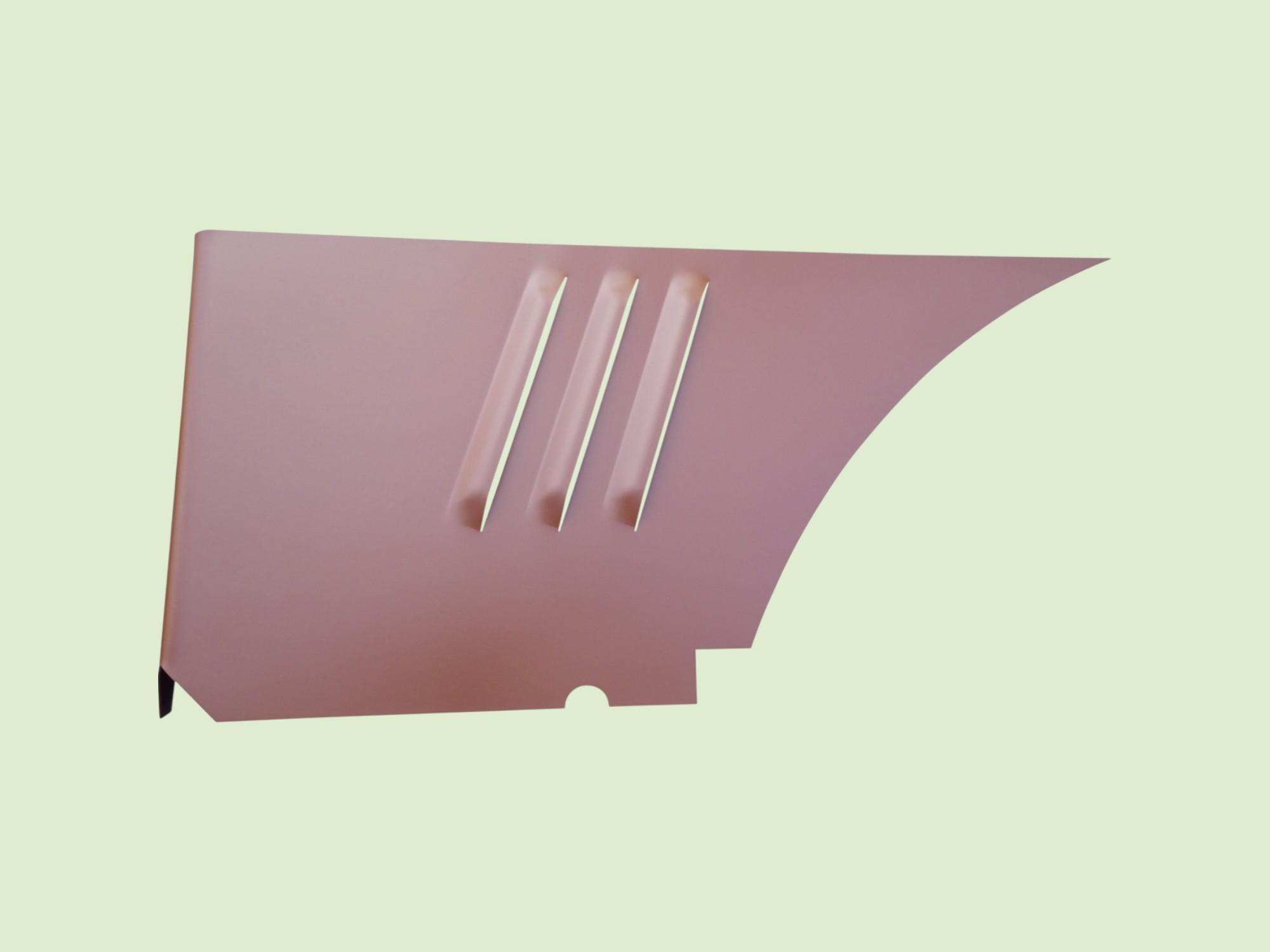 Repair of front right side panel U411